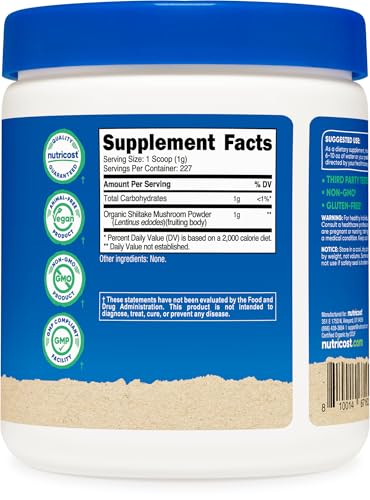shiitake mushroom powder for wellness