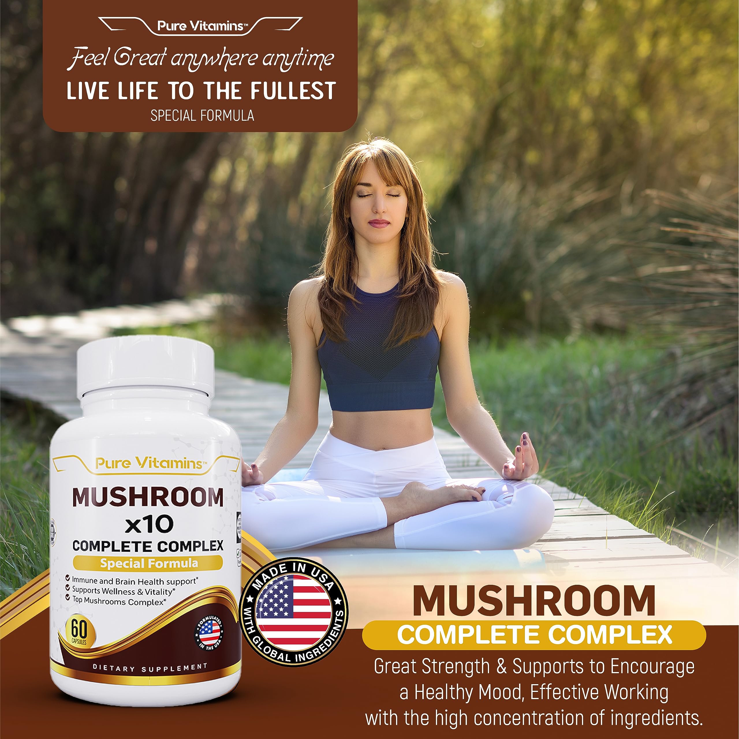 Shiitake mushrooms for overall wellness