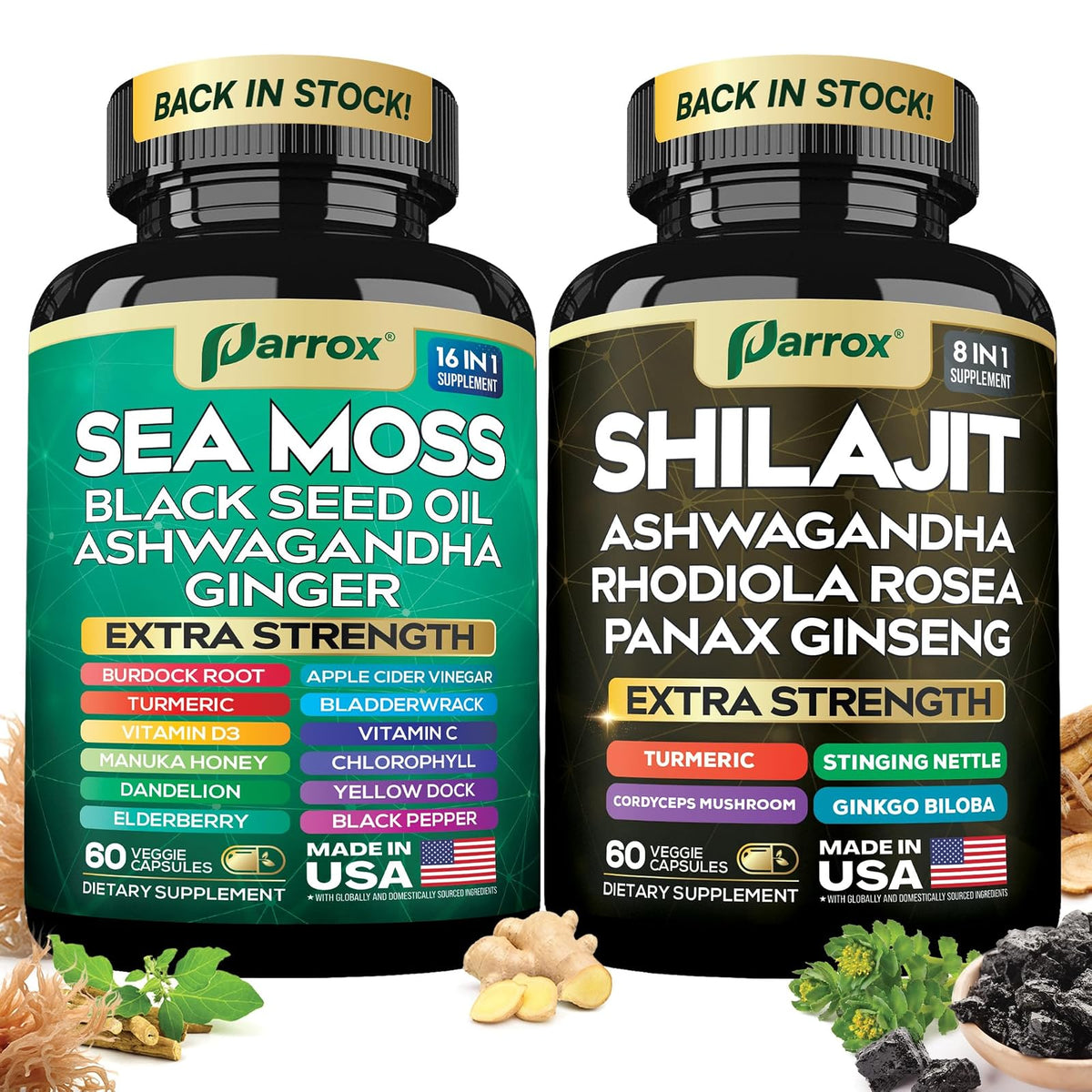 Shilajit and Sea Moss benefits