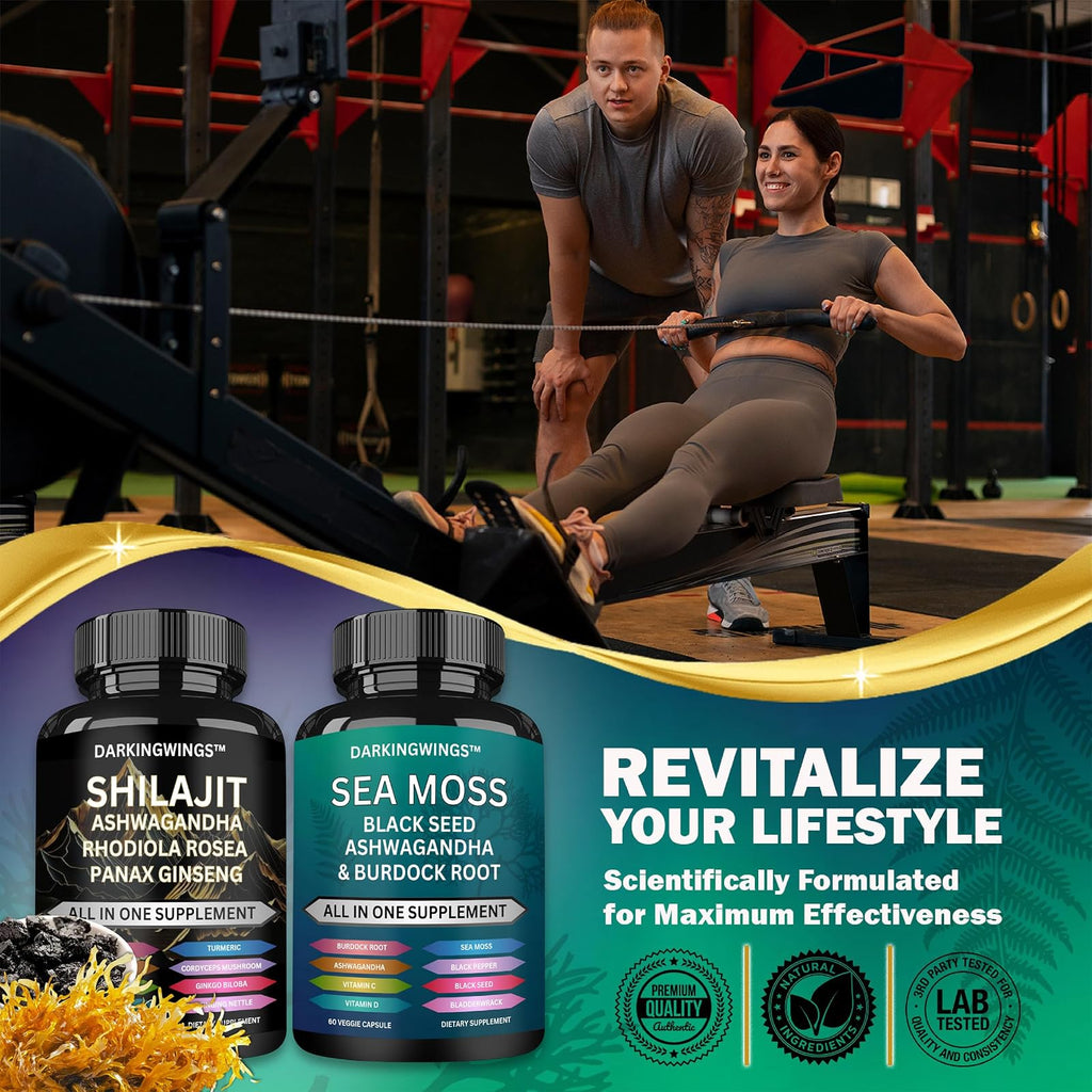 Shilajit and Sea Moss combo