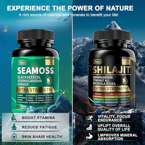 shilajit and sea moss energy boost