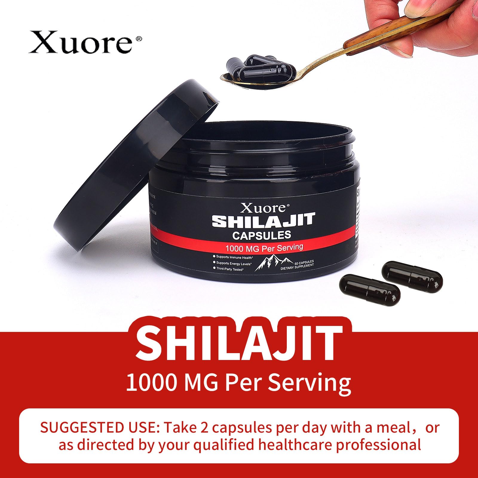 Shilajit capsules for active lifestyle