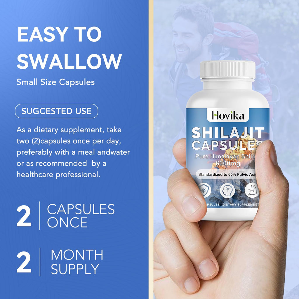 Shilajit capsules for active lifestyle