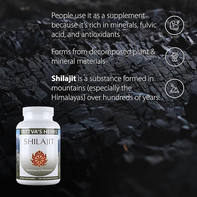 Shilajit capsules for daily health
