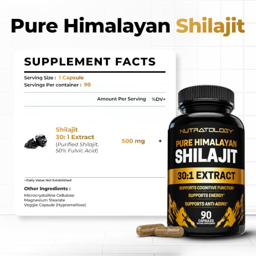 Shilajit capsules for daily health