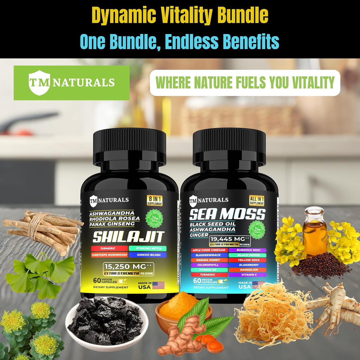 Shilajit capsules for daily nutrition