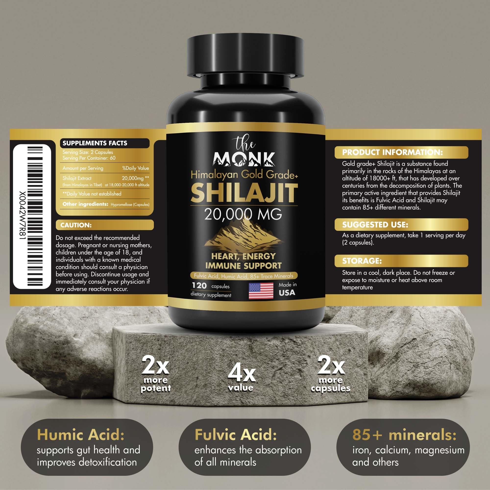 shilajit capsules for daily vitality