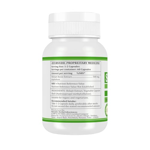 Shilajit capsules for daily vitality