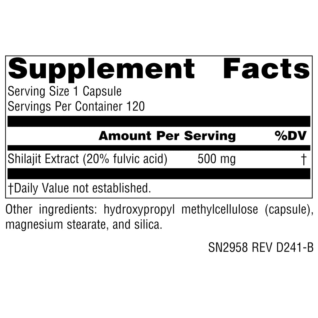 shilajit capsules for endurance enhancement