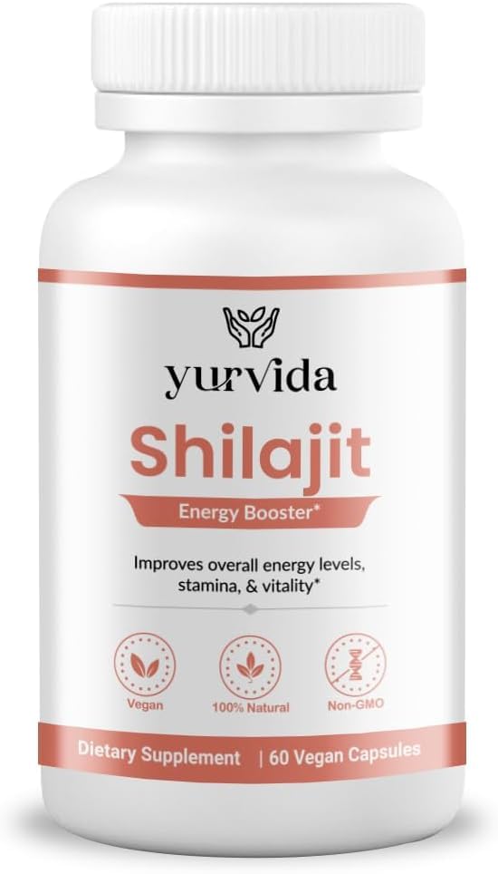 Shilajit capsules for energy boost