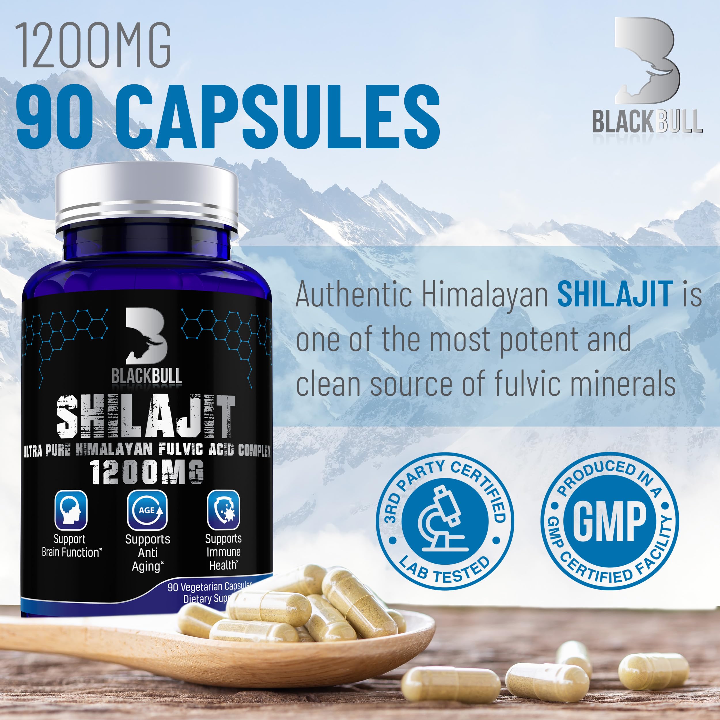Shilajit capsules for enhanced absorption