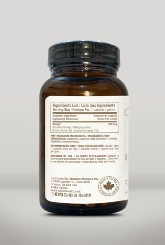 Shilajit capsules for enhanced performance