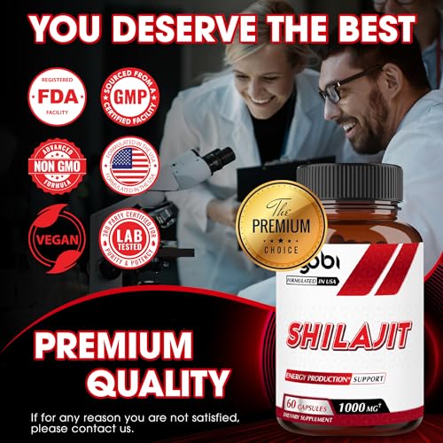Shilajit capsules for holistic well-being