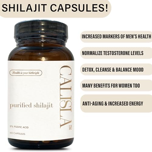 Shilajit capsules for immune support