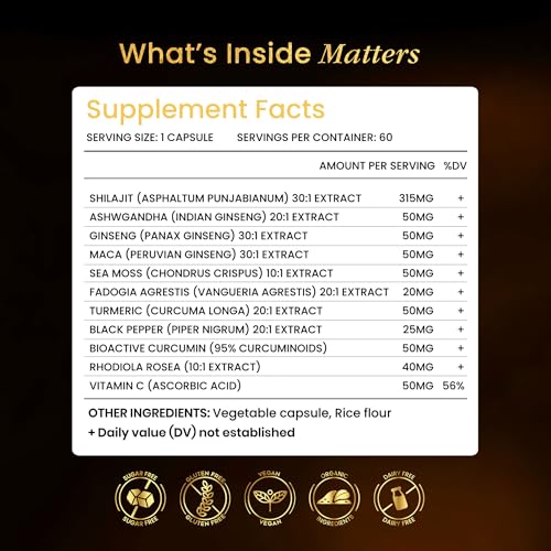 shilajit capsules for men and women