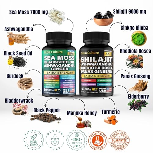 Shilajit capsules for men's health