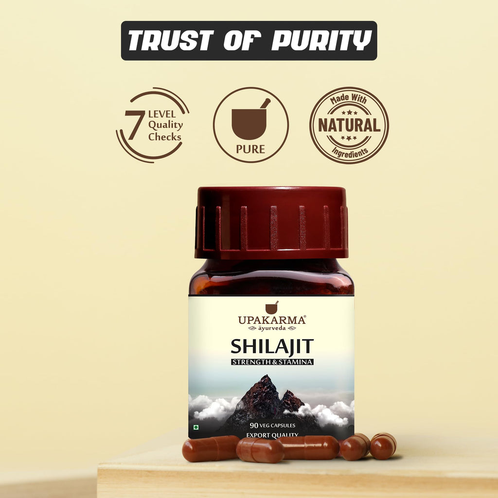 Shilajit capsules for natural strength