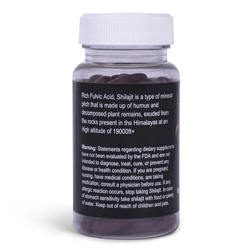 Shilajit capsules for natural strength