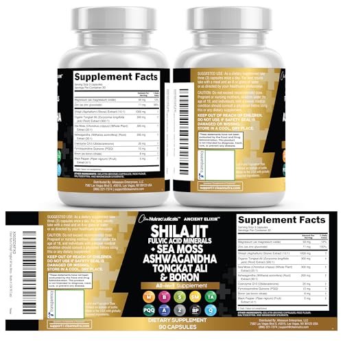 Shilajit capsules for overall health