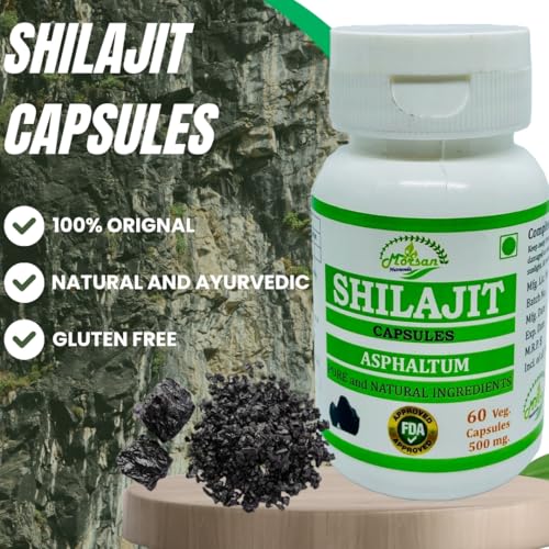 Shilajit capsules for stress relief