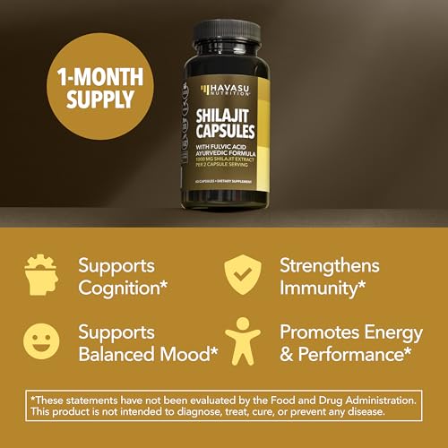 Shilajit capsules for vitality