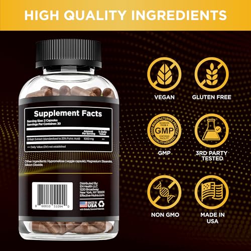 shilajit capsules rich in trace minerals