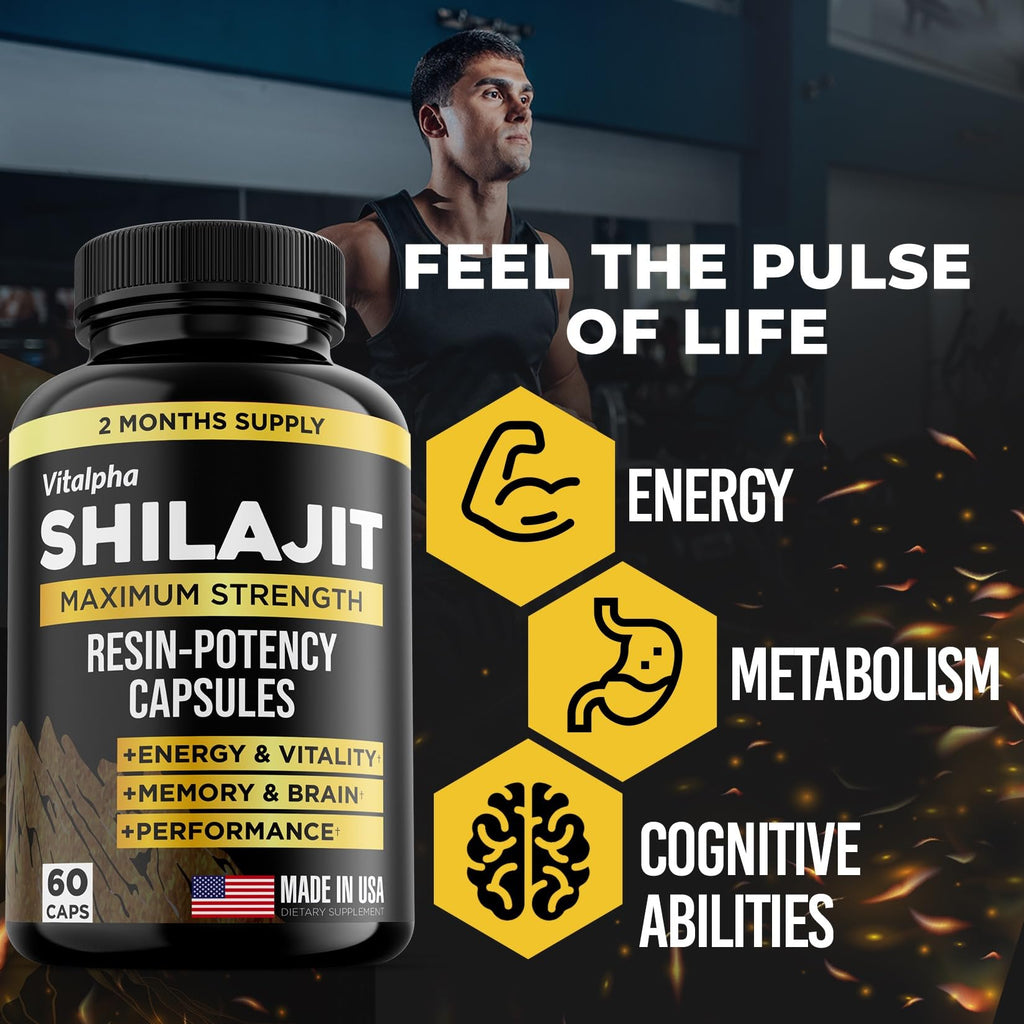 Shilajit capsules with 50% fulvic acid