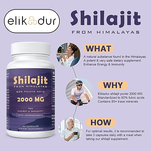 shilajit capsules with 85+ trace minerals