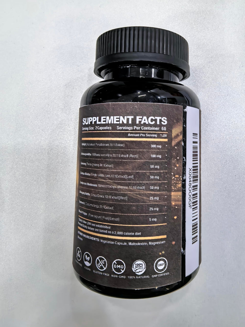 shilajit capsules with 85+ trace minerals