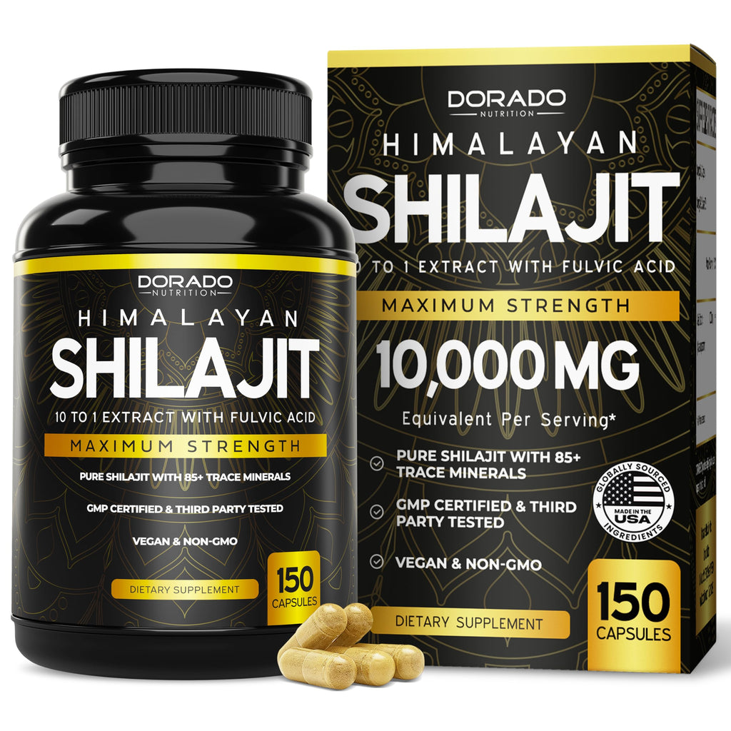 Shilajit capsules with trace minerals