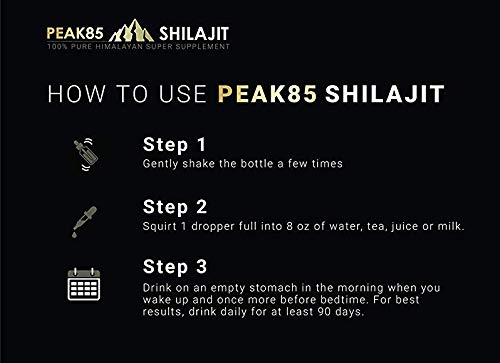 shilajit dropper for daily use
