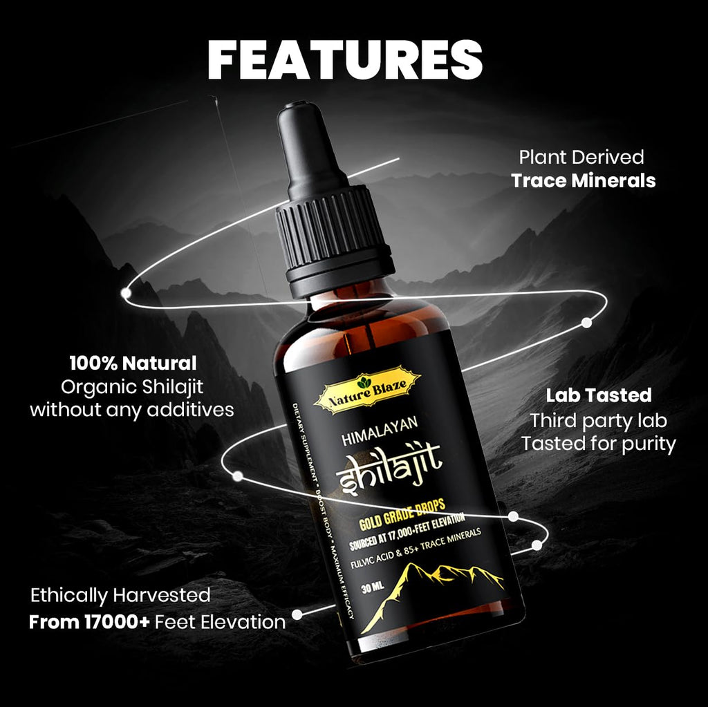 shilajit drops for enhanced energy