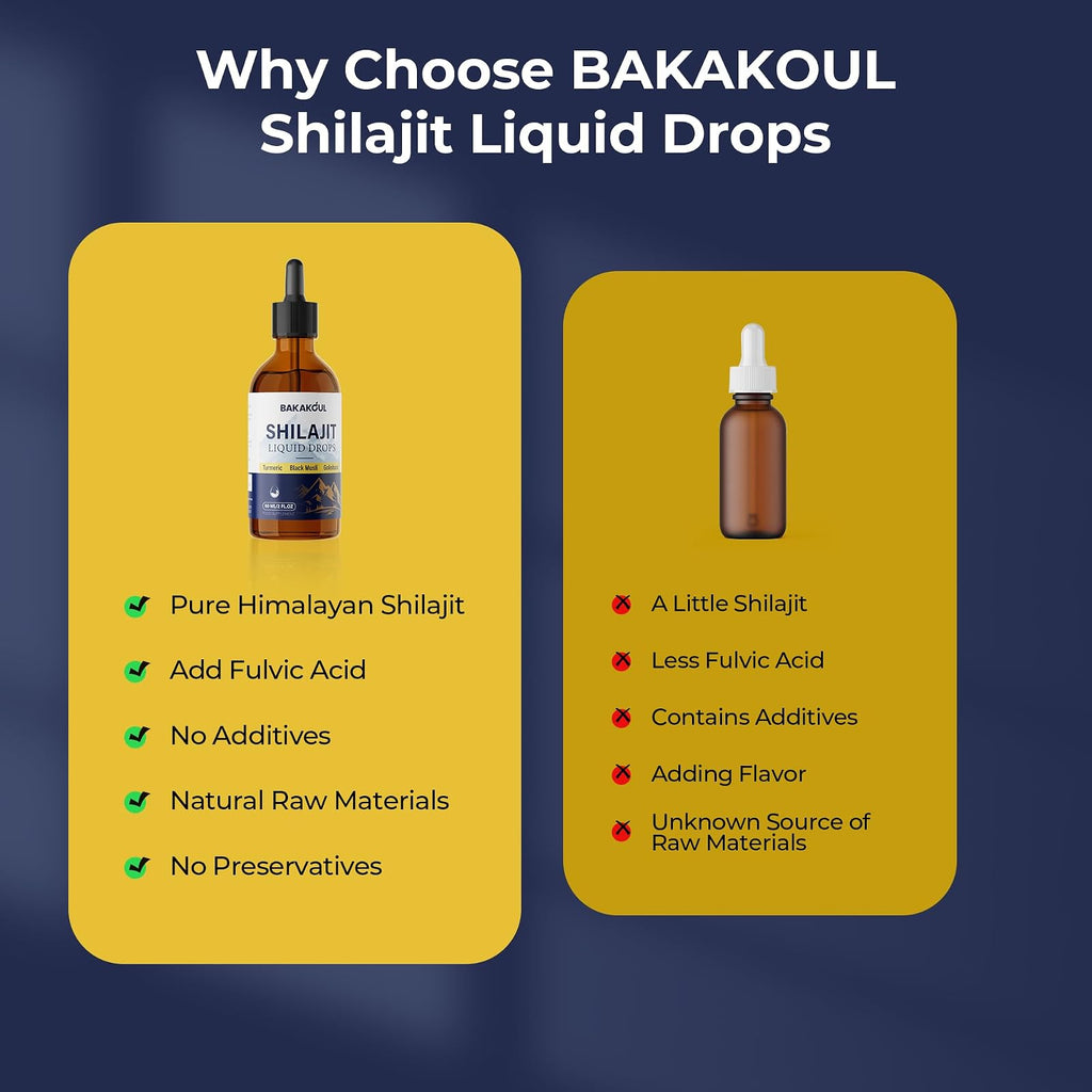 Shilajit drops for enhanced focus