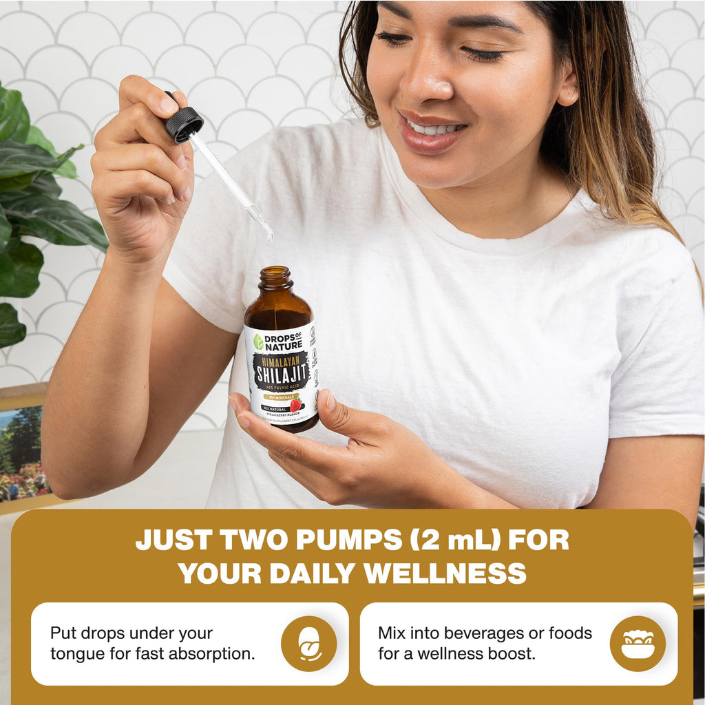 Shilajit drops for enhanced performance
