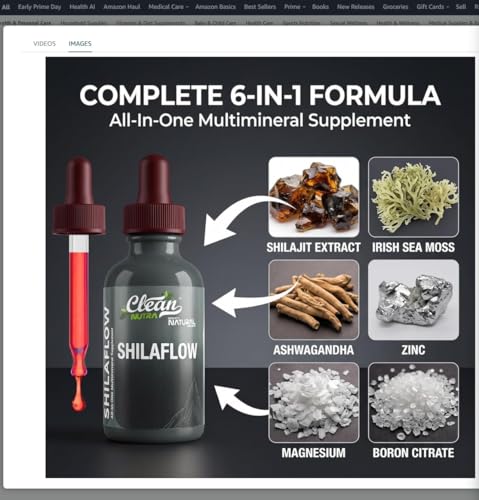 Shilajit drops for improved focus