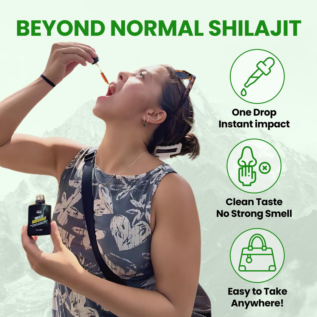 shilajit drops for stress relief