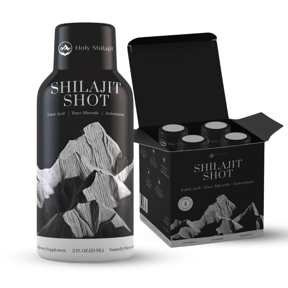 Shilajit energy shots for focus