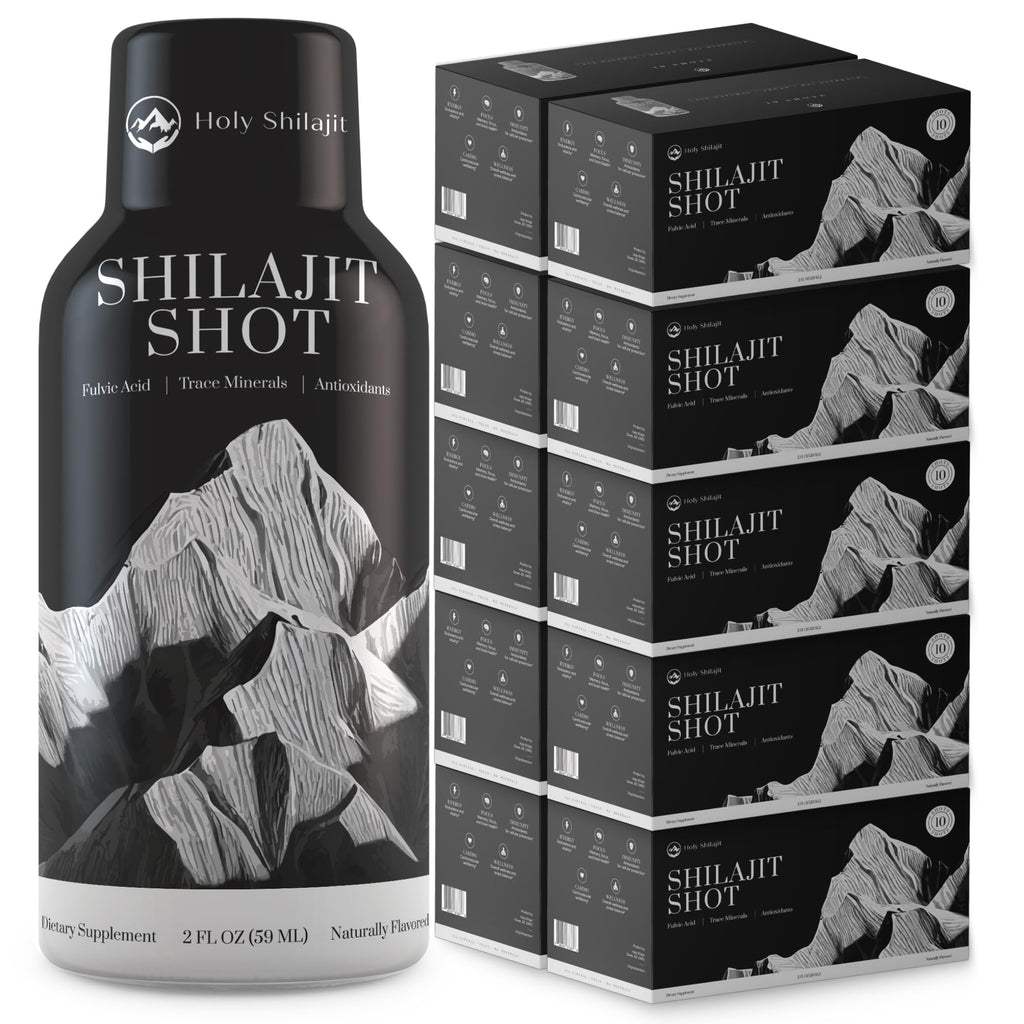 Shilajit energy shots for focus