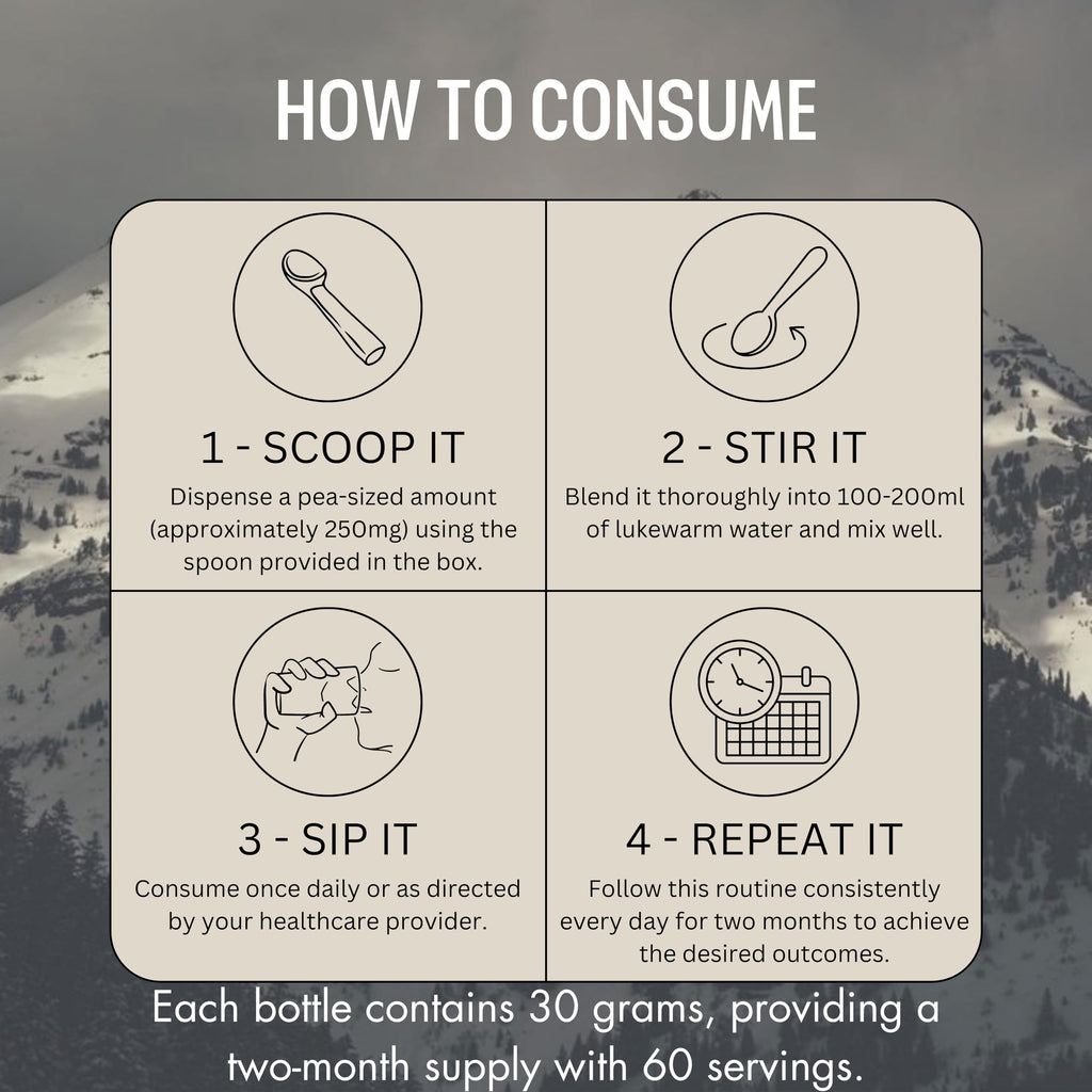 Shilajit for enhanced athletic performance