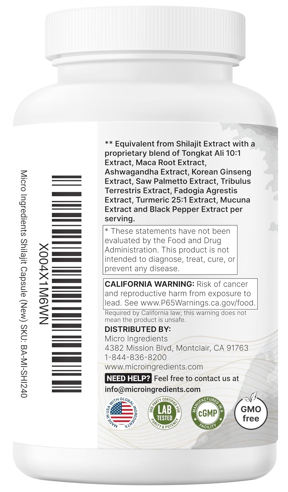 Shilajit for enhanced performance