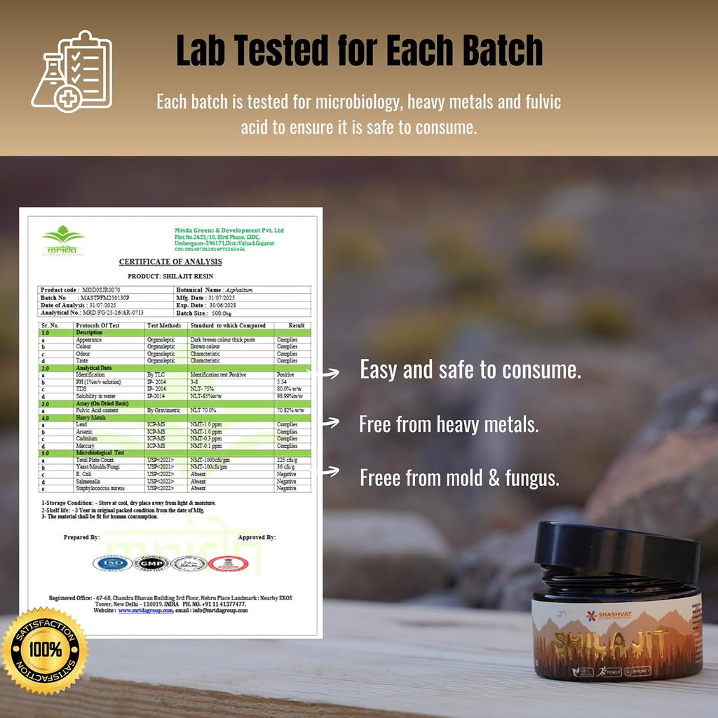 shilajit for enhanced vitality