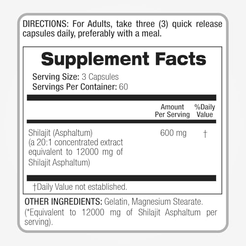 Shilajit for enhanced vitality