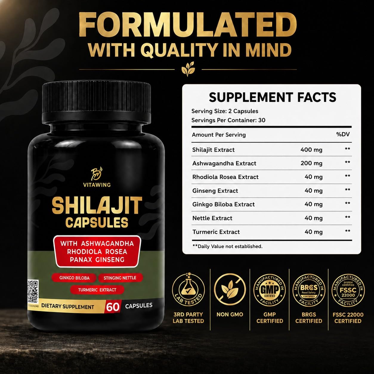 Shilajit for enhanced wellness