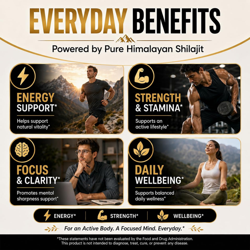 shilajit for improved stamina and strength