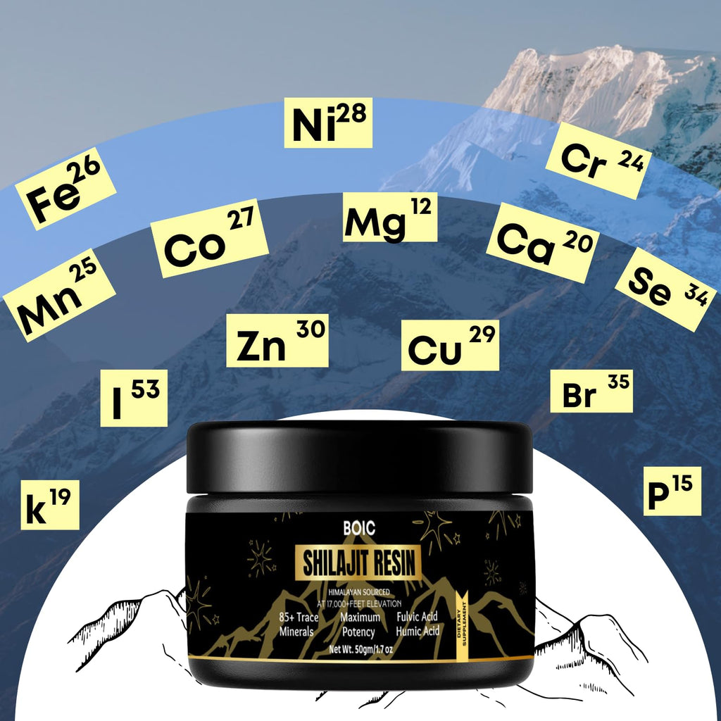 Shilajit for mineral supplementation