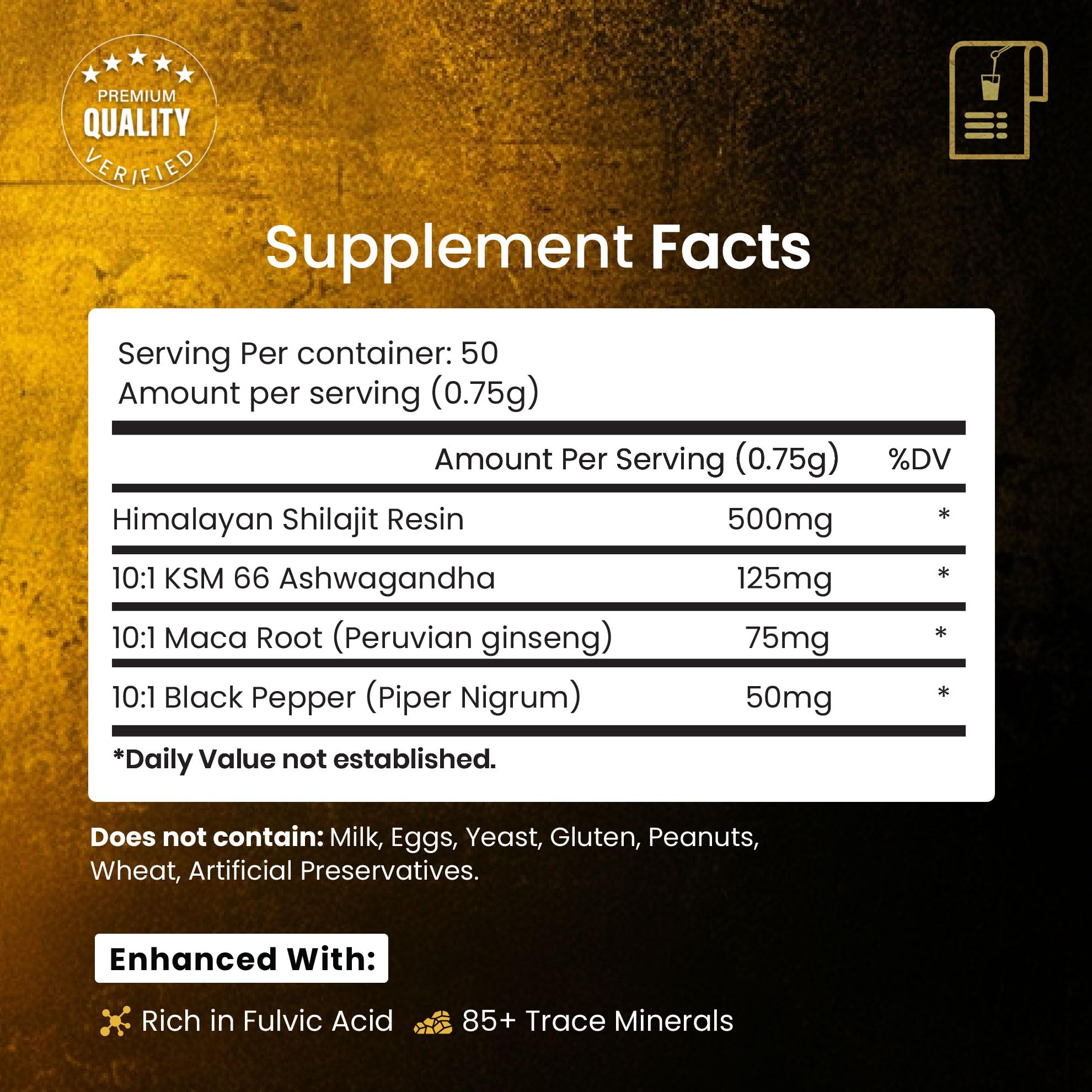 Shilajit gold for energy boost