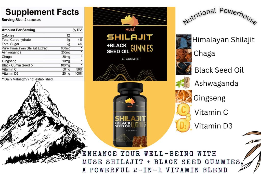 Shilajit gold gummies for enhanced performance