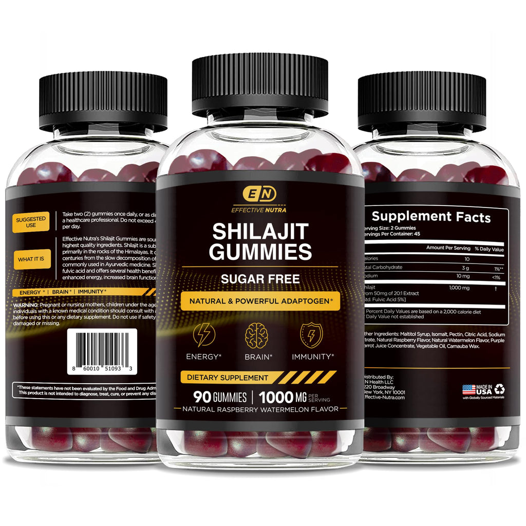 Shilajit gold gummies for overall health