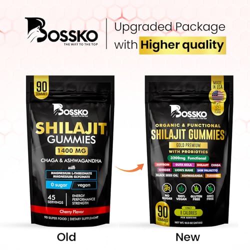 shilajit gummies featuring ashwagandha