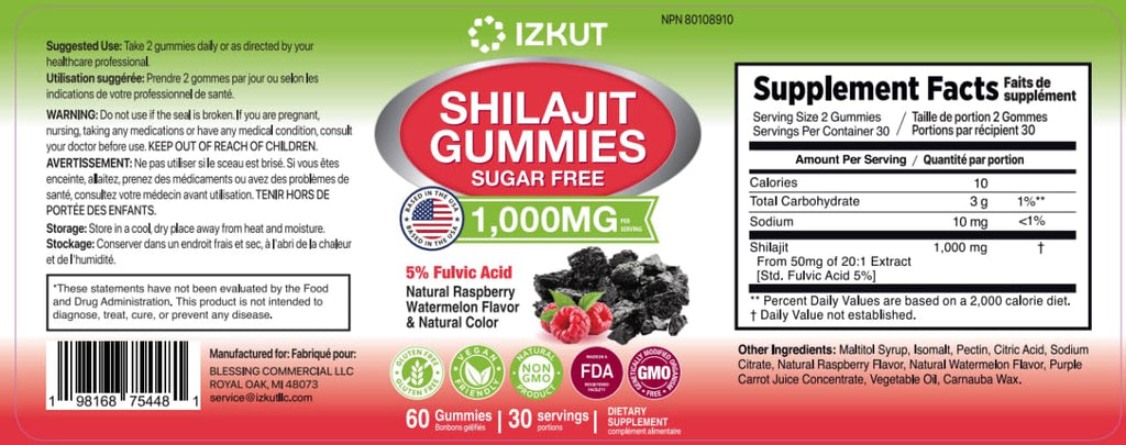 shilajit gummies for daily nutrition